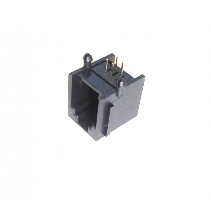 CONECTOR RJ 11 FEMEA 90º (6X4) TFN 64P METALTEX