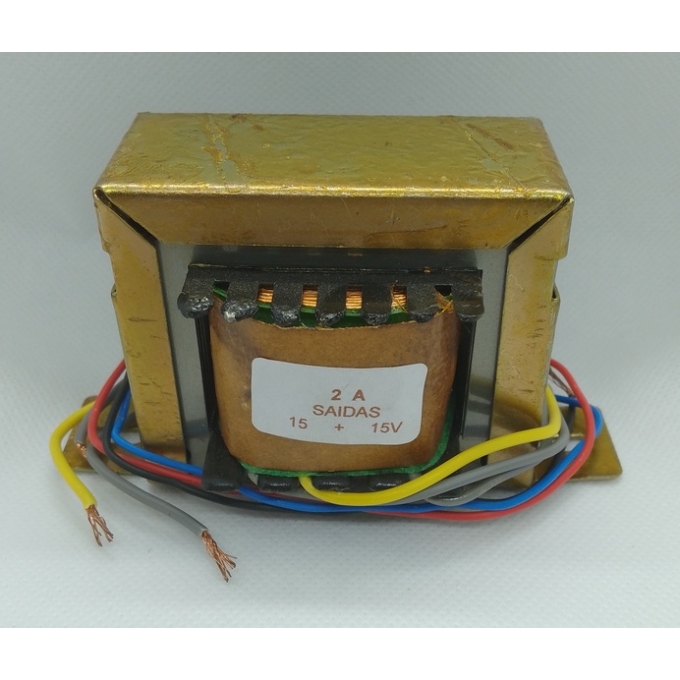 TRAFO - 15+15VAC - 2A (127/220VAC)